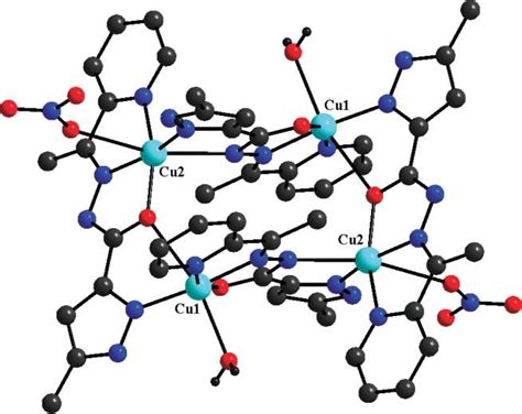 Structural Representation Of The Cationic Complex Of 1 H Atoms Are