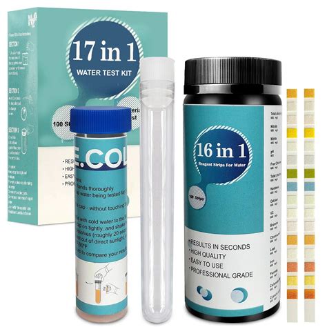 Buy Drinking Water Test Strips 17in1 Swimming Pool Test Kit Pool Test Strips Coliform Bacteria