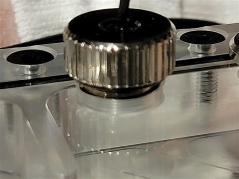 Ek Temp Sensor Not Going In All The Way It Seams It Locks Up Once The