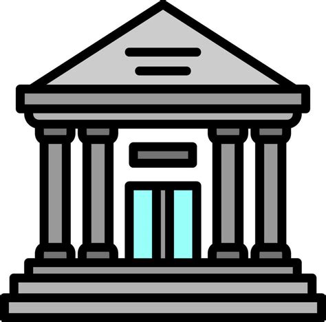 Courthouse Vector Icon Design 25195732 Vector Art At Vecteezy