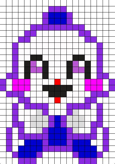 Chibi Ballora Fnaf Perler Bead Pattern Bead Sprites Characters Fuse