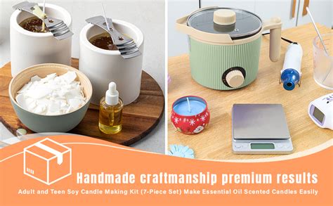 Toauto Candle Making Kit With Electronic 3lbs Melting Pot