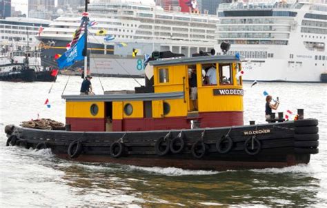 Were Off To The Tugboat Races Wind Against Current