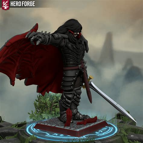 Heres My 3rd Heroforge Hellsing Mini Count Vlad Dracula Tepes Happy Halloween R Hellsing