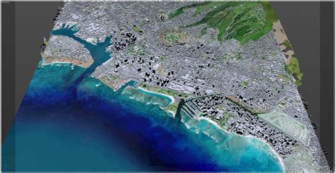 Honolulu Downtown Hawaii Usa 3d Model Download City On