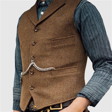 Charles Richard Classic Herringbone Vest Yorkerlabel