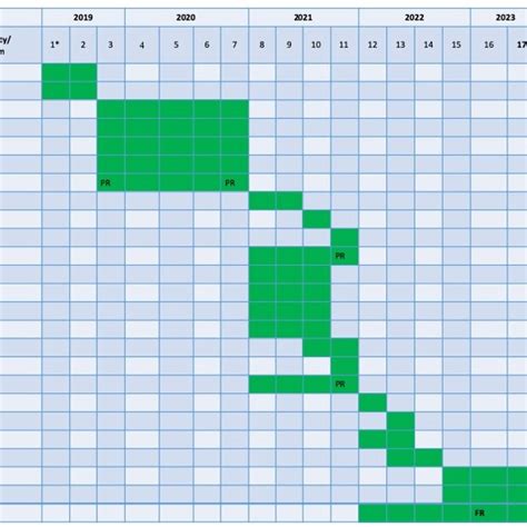 Gantt Chart Of The Proposed Activities During The Project June 2019