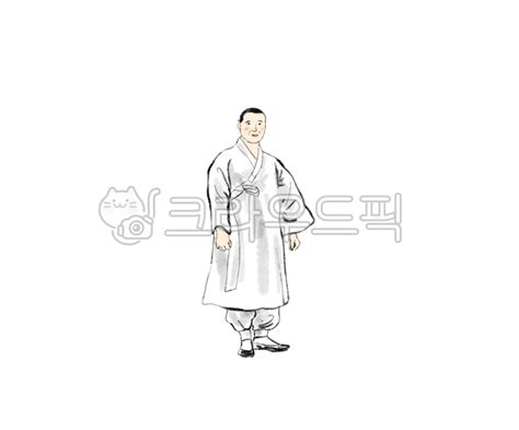 동양화 드로잉 아트 사람 남자 사진 이미지 일러스트 캘리그라피 See862작가