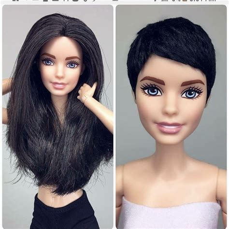 Pixie Cut ️ Short Hair Style On Instagram Long Or Short On A Ruby Rose Look Alike Barbie Doll