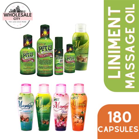 Pau Liniment And Pau Masaje Oil 10ml30ml60mlroll On Lazada Ph