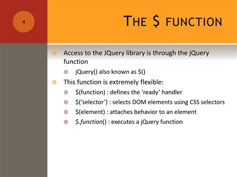 Ppt Jquery Powerpoint Presentation Free Download Id2056425