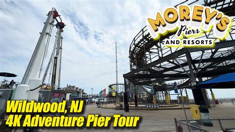 Games And Extreme Rides At Moreys Adventure Pier Wildwood Nj 4k