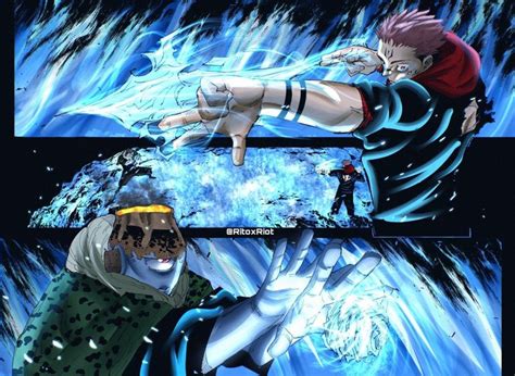 Sukuna Vs Jogo Jujutsu Anime Character Design Anime