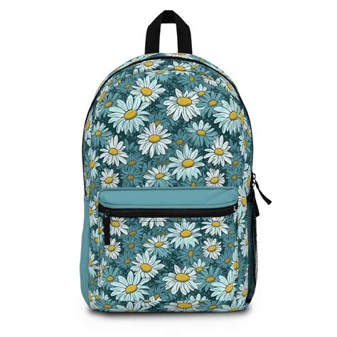 Daisy Floral Design Backpack Perfect Summer Accessory Womens T