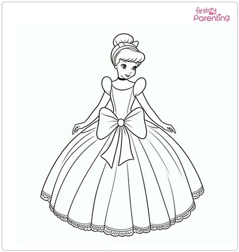 Cinderella Dress Coloring Discover Timeless Hues For Your Favorite