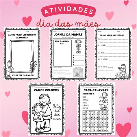 Atividades Dia Das Mães Na Ponta Do Lápis