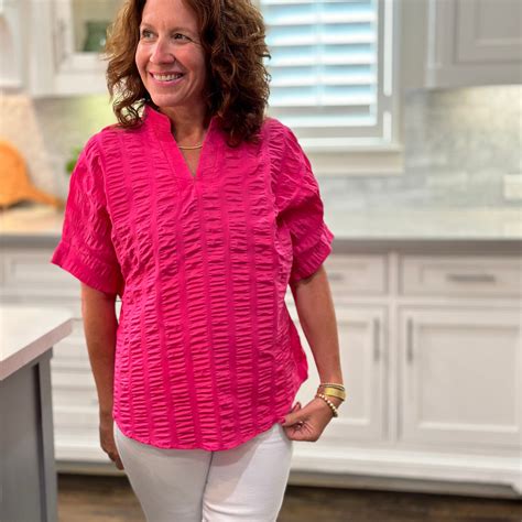 Caryn Lawn Caroline Top In Rose Cas Curate Admire Style