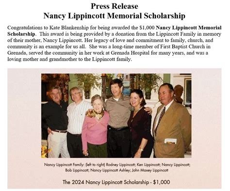 I Am Proud To Share The News That Kate Blankenship Has Been Awarded The