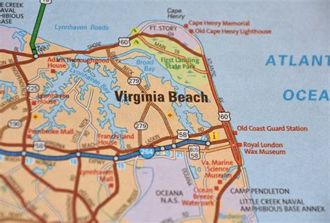 Virginia Beach Tourist Map 60 Photos