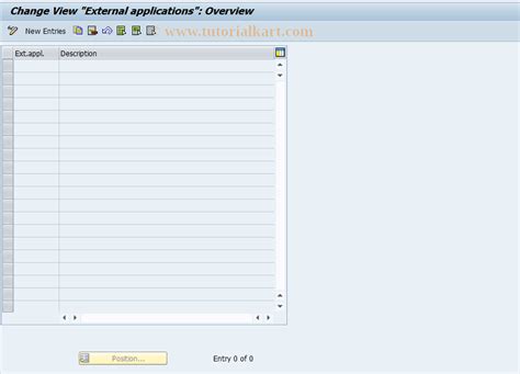 CACS CSI SAP Tcode CSI Control External Applications