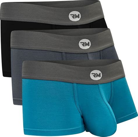Real Men Bulge Enhancing Underwear 3 Pack Ultra Soft Boxer Briefs