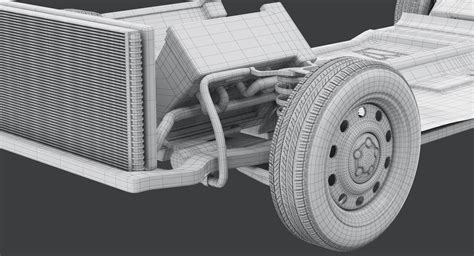3d Model Chassis Frame Turbosquid 1270789