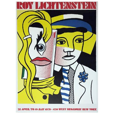 Roy Lichtenstein Pop Art Lithograph Whitney Museum Of American Art In