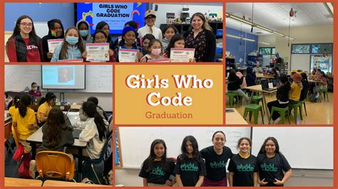 Girls Who Code Clubs Fall Graduation Hispanic Foundation Of Silicon