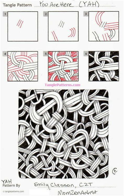 How To Draw YAH TanglePatterns Com How To Draw YAH TanglePatterns Com