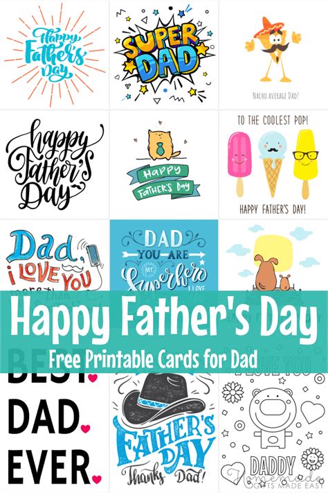 Printable Funny Fathers Day Cards Free Printable A Z
