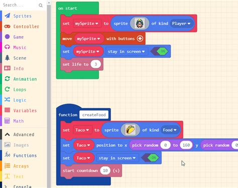 Makecode Arcade Project One → Step 5 Brainstorm Stem Education