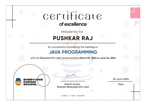 Java Dsa Certification Coding Sheriyanscodingschool Pushkar Raj