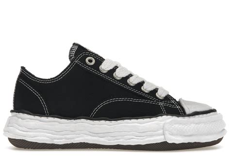 Maison Mihara Yasuhiro Mens Peterson 23 Og Sole Canvas Low Black