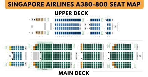 Airbus A380 Seat Map With Airline Configuration
