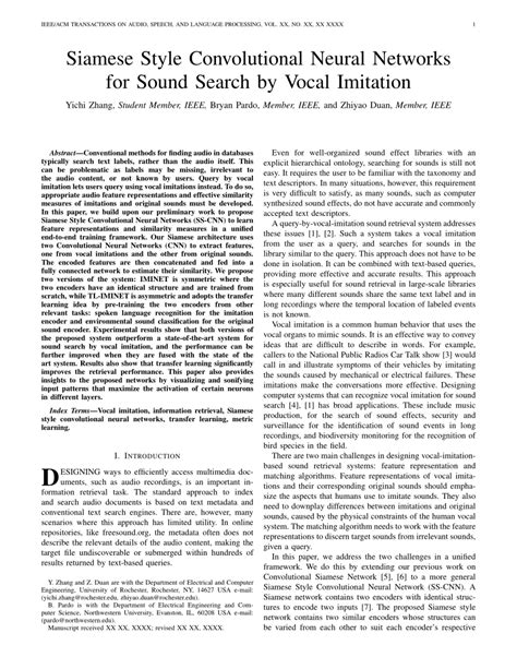 pdf siamese style convolutional neural networks for sound search by
