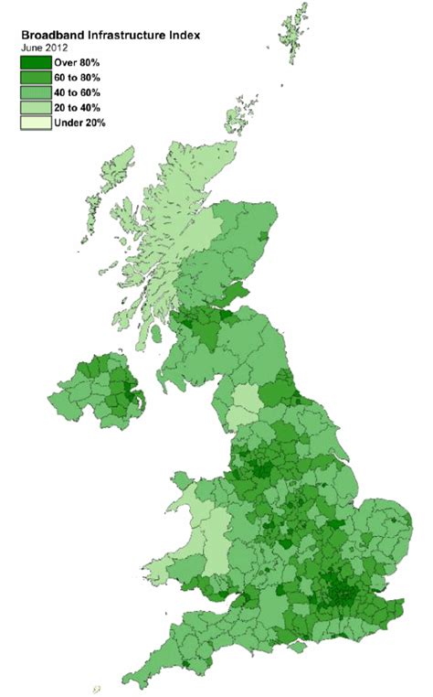 Point Topic Publishes New Uk Map Of Broadband Infrastructure Quality
