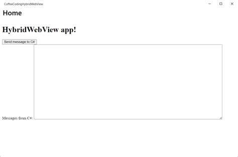 Net Maui Rc9 New Hybridwebview Control Coffee Coding