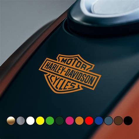 Harley Davidson Vinyl Decal And Sticker Etsy