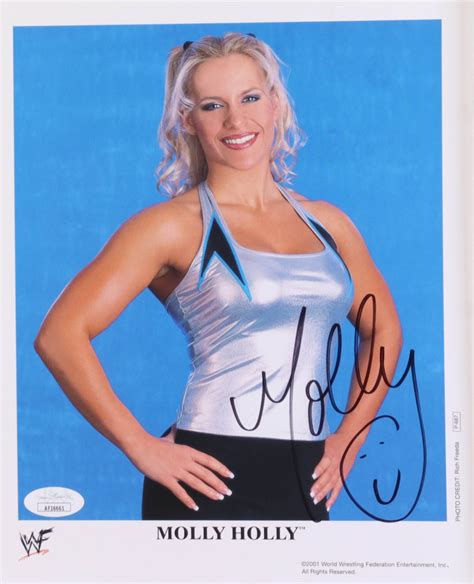 Molly Holly Signed Wwe X Photo Jsa Pristine Auction