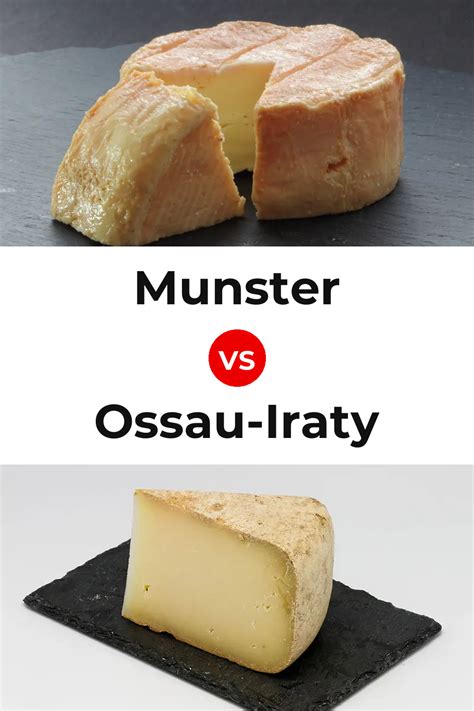 Munster Cheese Vs Ossau Iraty Cheese Whats The Difference Taste