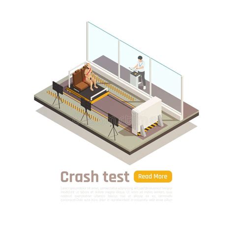 Safety Test Isometric Composition Stock Vector Illustration Of Life