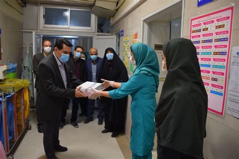 بازدید دکتر امانی ، سرپرست دانشگاه علوم پزشکی اراک از بیمارستان آیت الله طالقانی