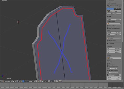 wireframe make a frame cause modifier frame fails blender stack