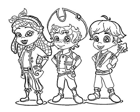 Santiago Seas Kleurplaat Malvorlage Meere Pirata Sketch Coloring Page