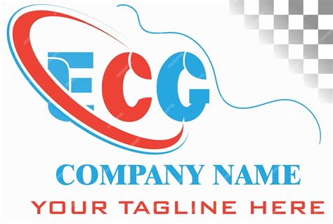 Premium Vector Ecg Letter Logo Design