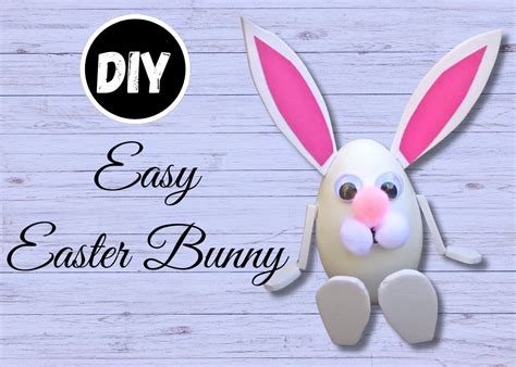 Easy Easter Bunny Craft Tutorial Craft Klatch
