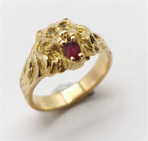 18 Karaat Goud Ring Robijnen Catawiki