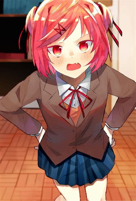 Natsuki Yelling At You Doki Doki Literature Club Rcutelittlefangs