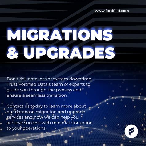 Fortified Data On Linkedin Database Upgrades And Migrations Fortified