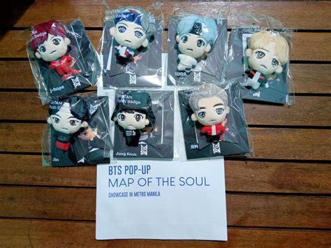 Bts Tiny Tan Official Merch Plush Badge J Hope And Rm Genzboss
